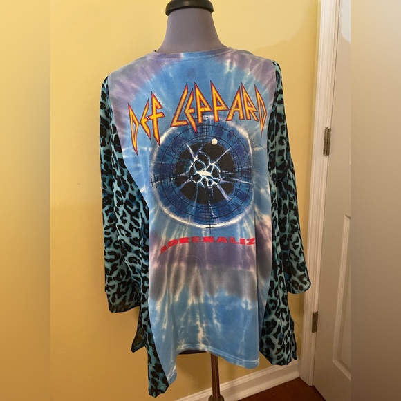 Tops | Def Leppard Premium Custom Band Tee | Poshmark